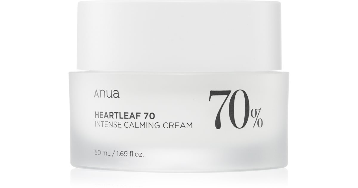 Anua Heartleaf 70% Intense Calming Cream crème protectrice et apaisante ...