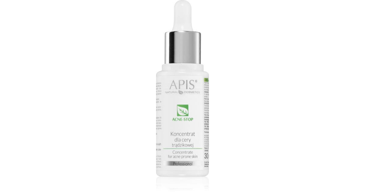 Apis Natural Cosmetics Acne-Stop Professional Concentrate for oily acne ...