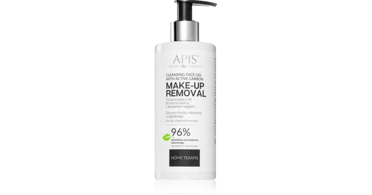 Apis Natural Cosmetics Home TerApis cleansing gel with activated ...