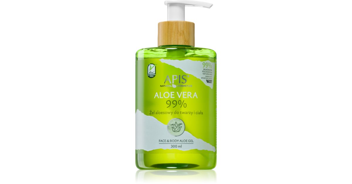 Apis Natural Cosmetics Aloe Vera intensive moisturising gel for face ...