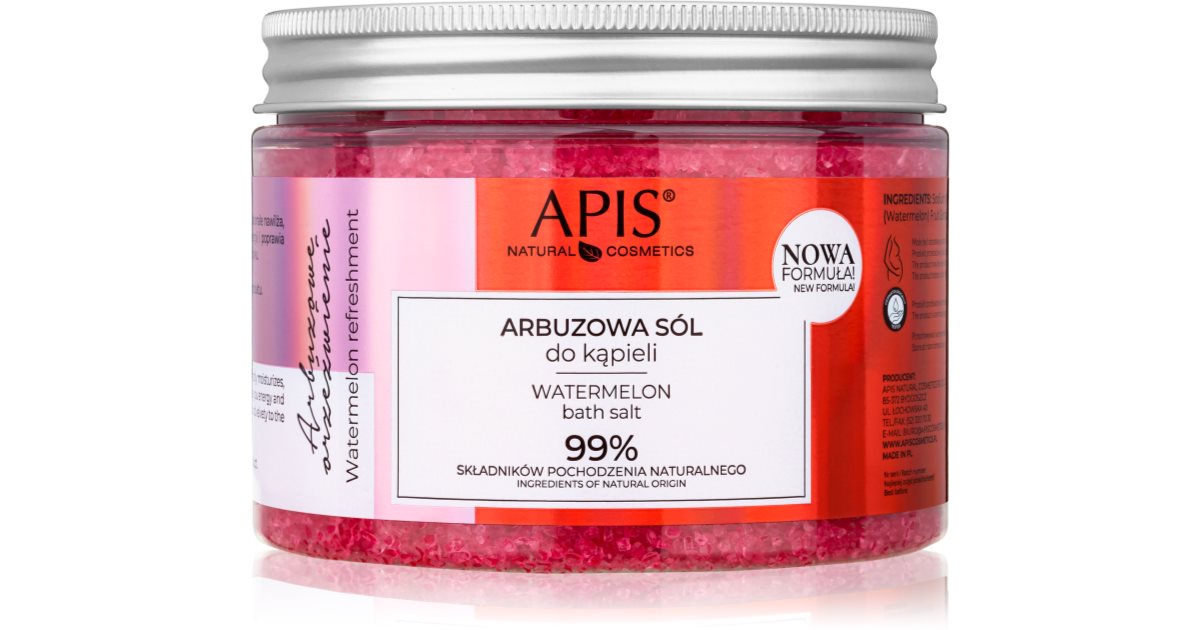 Apis Natural Cosmetics Watermelon Refreshment sel de bain | notino.fr