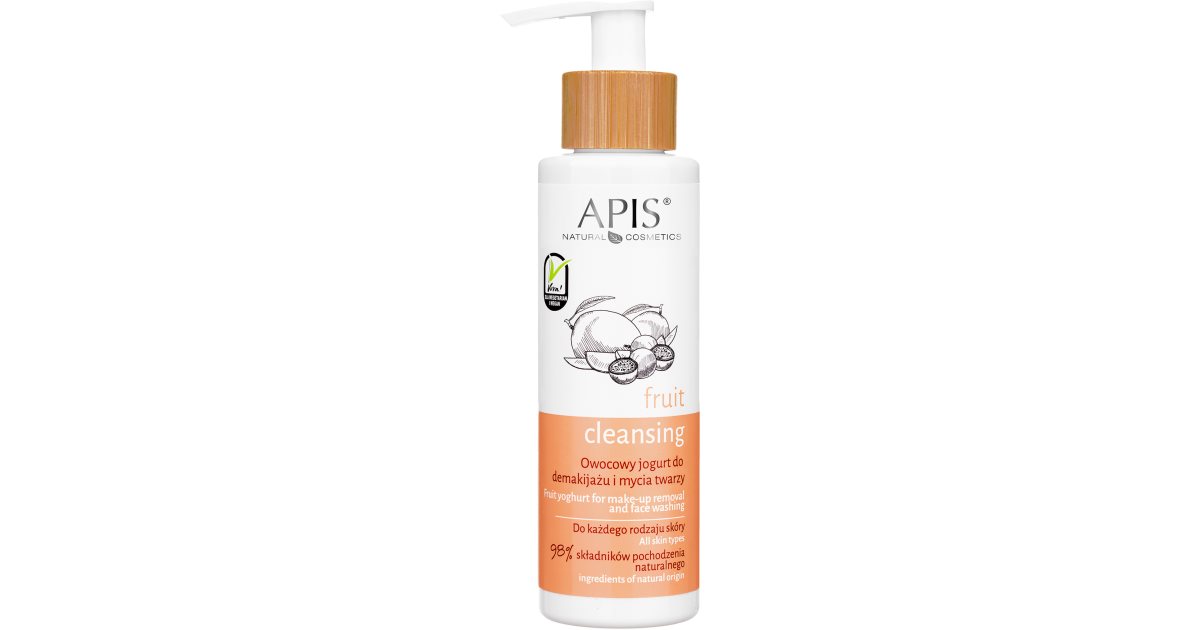 Apis Natural Cosmetics Fruit Cleansing емулсия за почистване на грим за ...