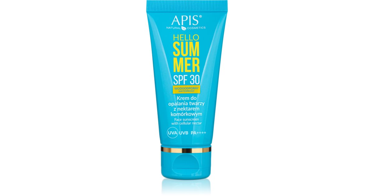 Apis Natural Cosmetics Hello Summer facial sunscreen SPF 30 | notino.co.uk