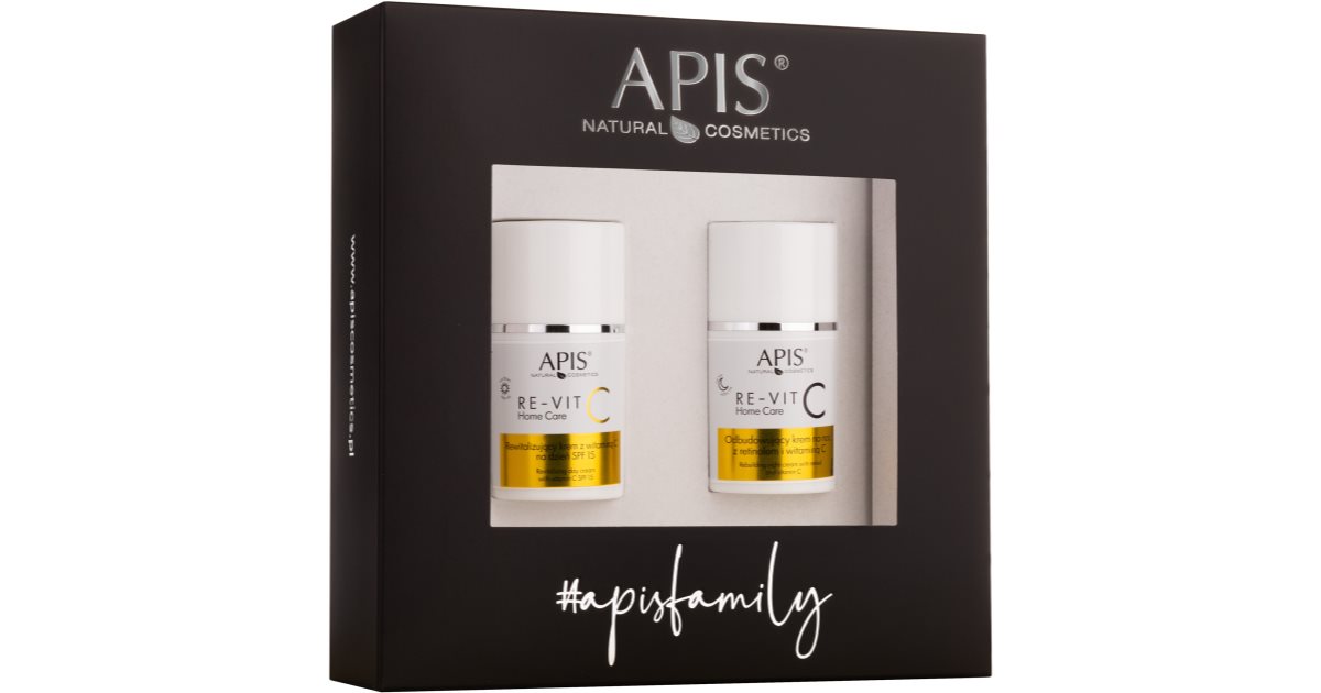 Apis Natural Cosmetics Re-Vit C Home Care Gift Set (to brighten and ...