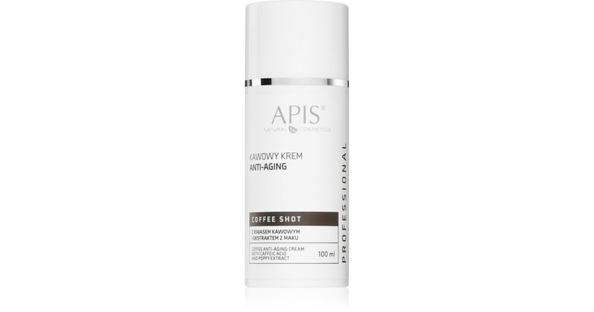 Apis Natural Cosmetics Coffee Shot festigende und glättende Creme mit ...