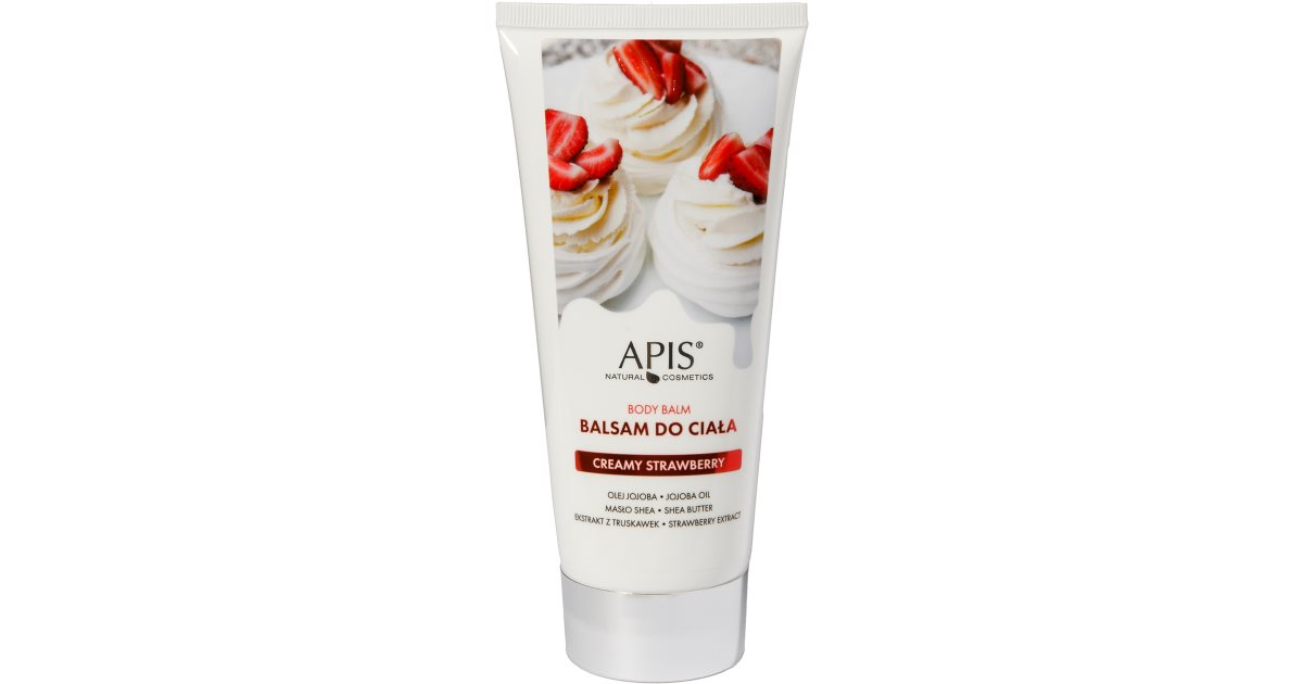 Apis Natural Cosmetics Creamy Strawberry moisturising body balm ...