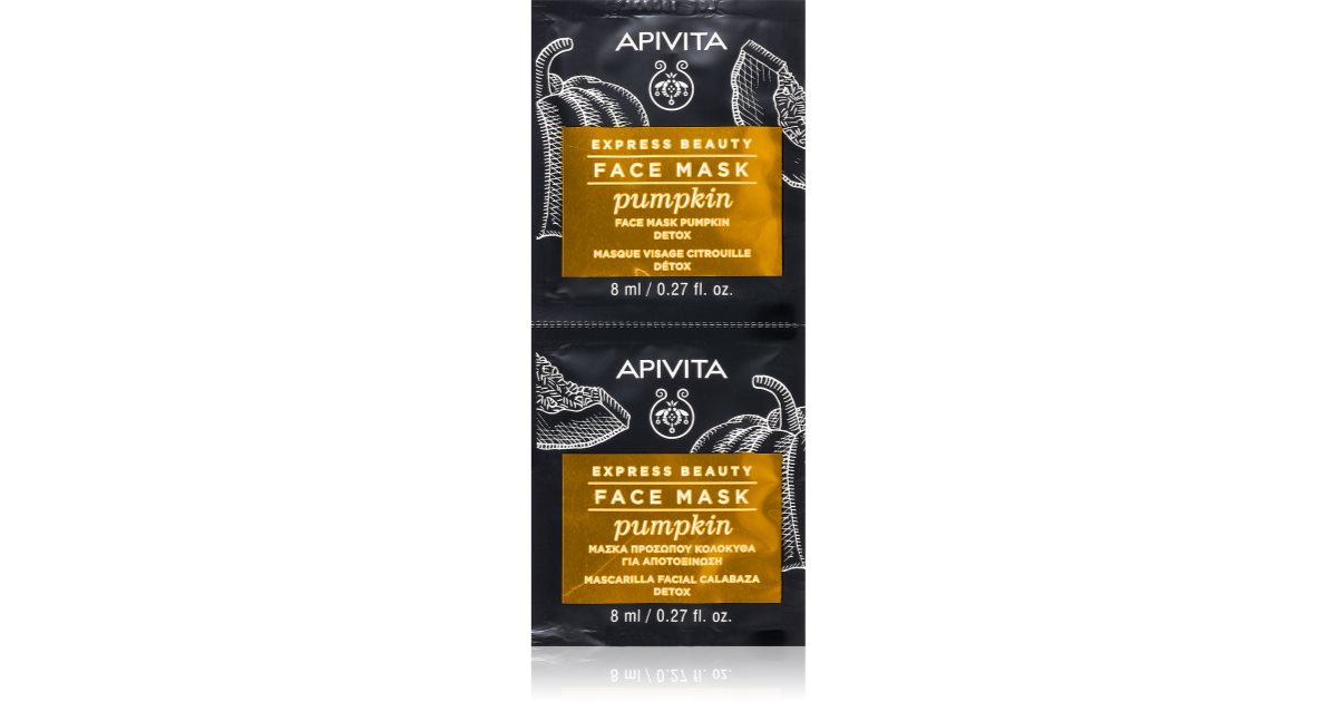 Apivita Express Beauty Detox Face Mask Pumpkin | notino.gr