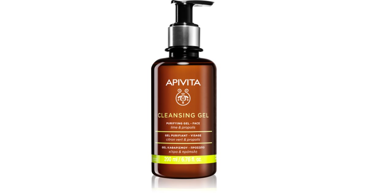Apivita Cleansing Gel for Oily Skin gel limpiador para pieles grasas y mixtas | notino.es