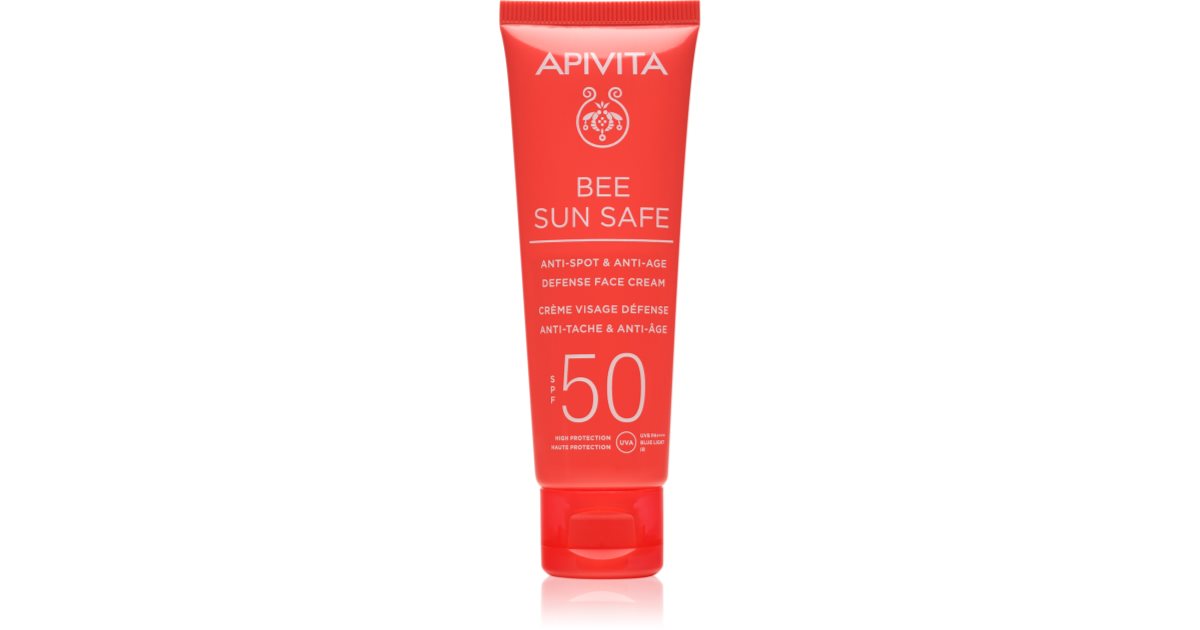 Apivita Bee Sun Safe Anti-Spot and Anti-Age Face Cream SPF 50 ...