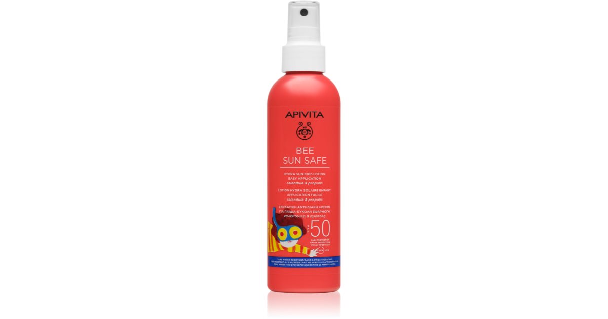 Apivita Bee Sun Safe Kids Spray SPF50 παιδικό αντηλιακό γαλάκτωμα SPF ...