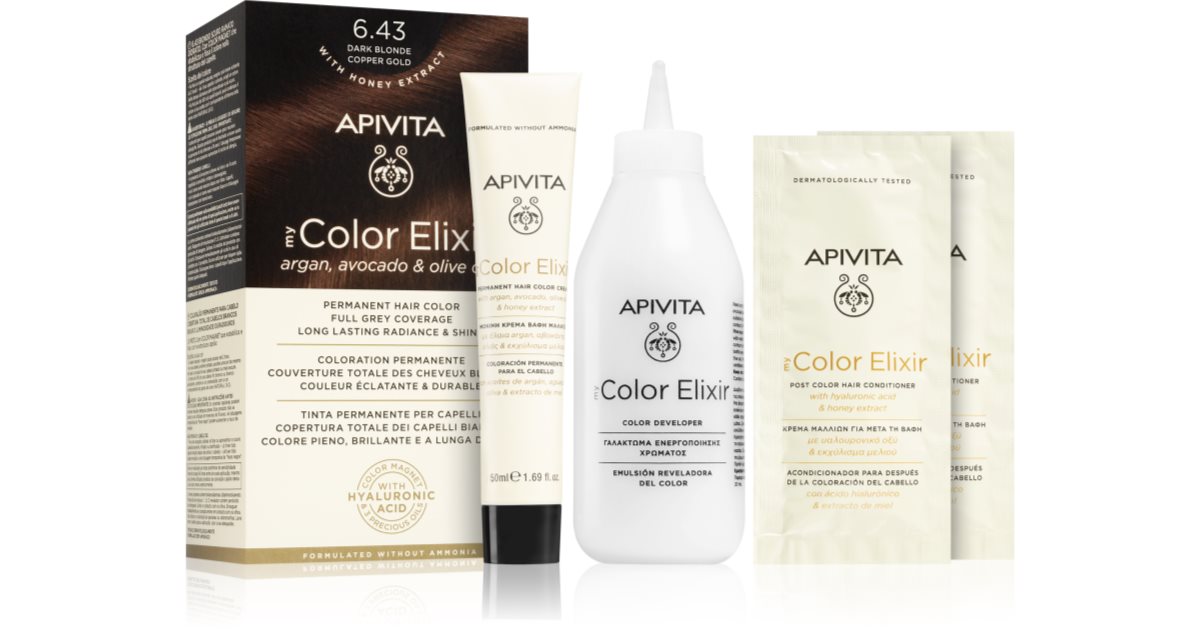 Apivita My Color Elixir hair colour ammonia-free | notino.co.uk