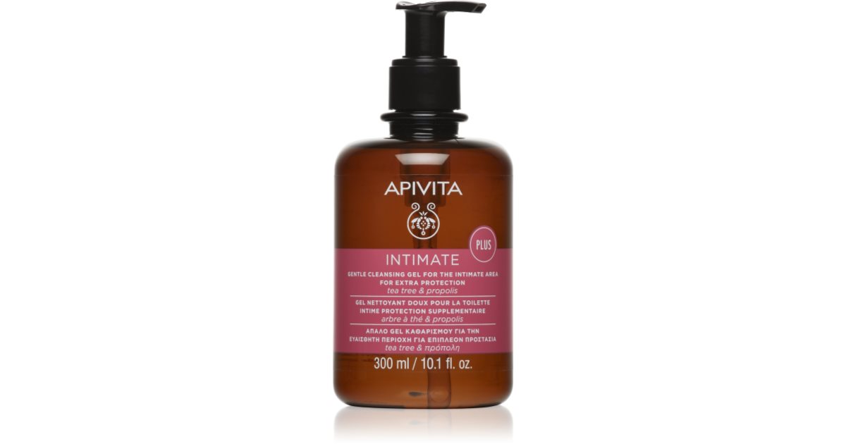 Apivita Intimate Plus Cleansing Gel Gentle Foaming Wash Gel for ...