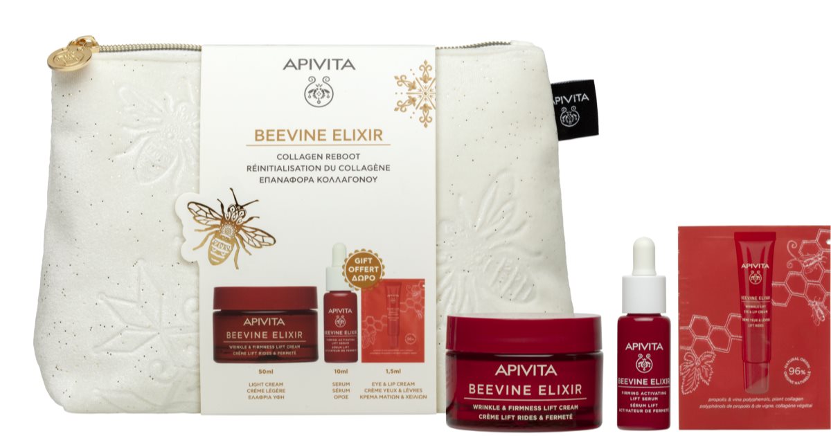 Apivita Beevine Elixir Gift Pouch (with Light Cream) zestaw upominkowy ...