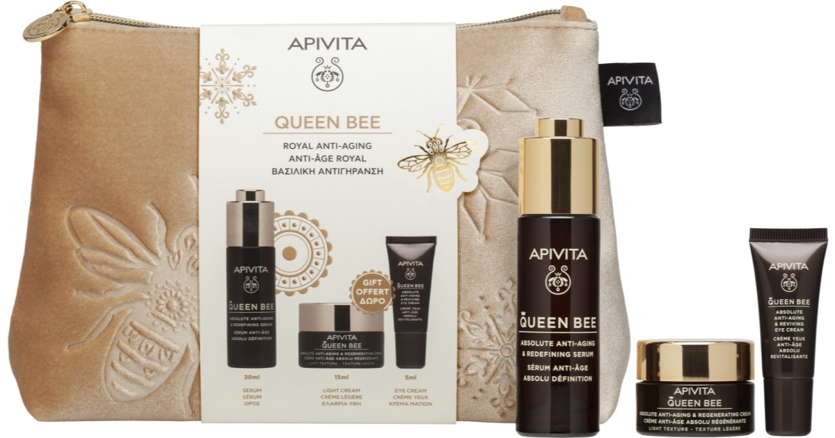 Apivita Queen Bee Gift Pouch gift set with anti-wrinkle effect | notino ...