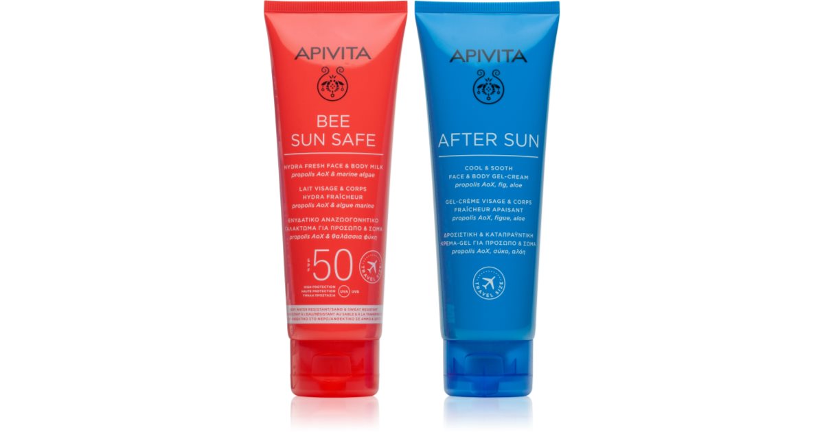 Apivita Bee Sun Safe Beach Essentials set solare | notino.it