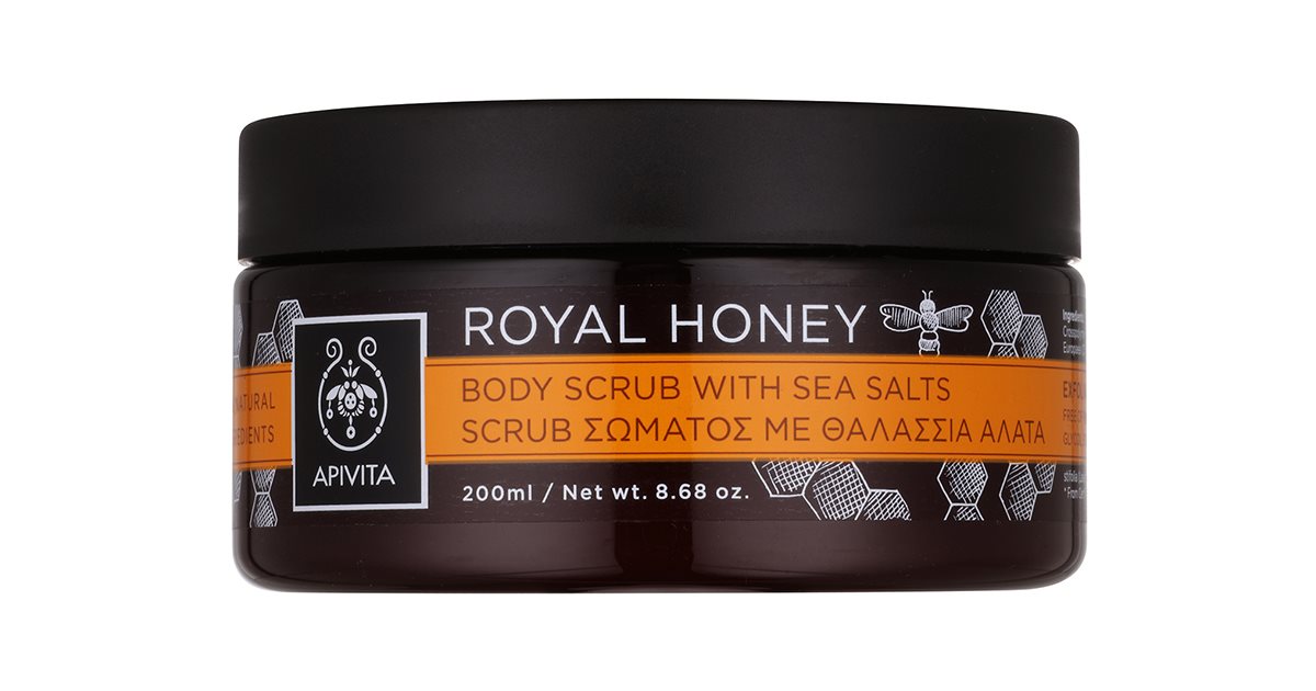 Apivita Royal Honey peeling corporal com sal marinho | notino.pt