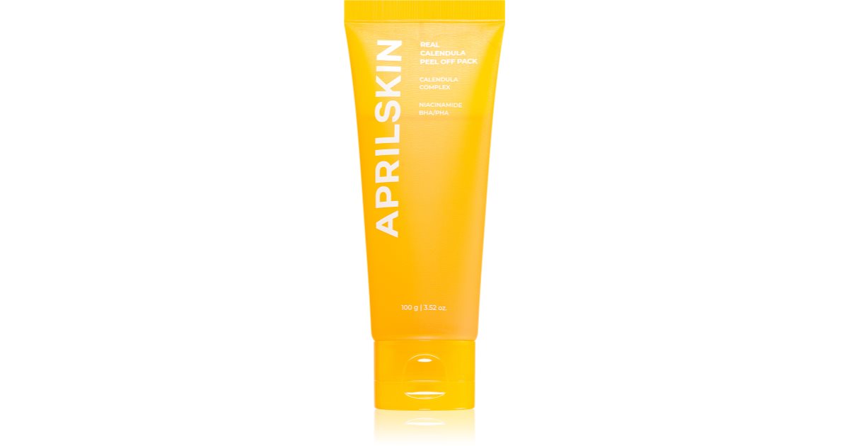 APRILSKIN Real Calendula Peel Off Pack deep cleansing mask for radiance ...