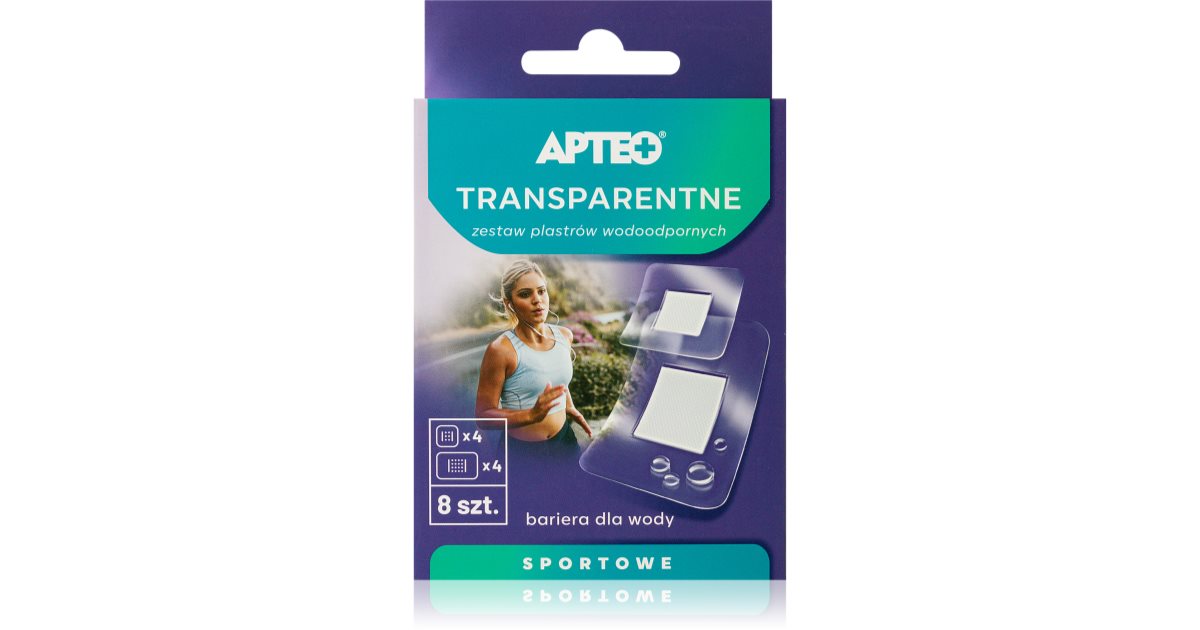 Apteo Plastry wodoodporne transparentne zestaw | notino.pl