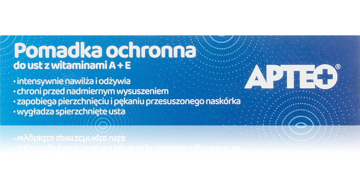 Apteo Pomadka ochronna with vitamins A+E pomadka do ust odżywienie i ...