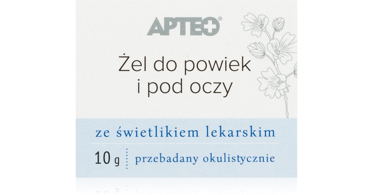 Apteo Eyelid and under eye gel Gel spendet spannender Haut Feuchtigkeit ...