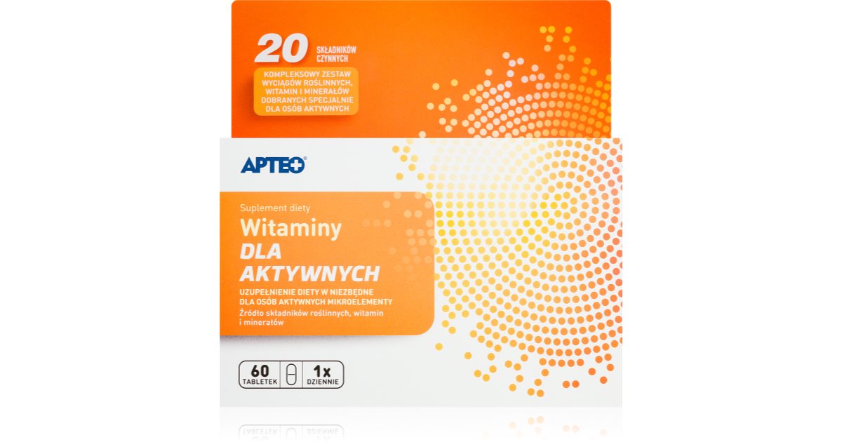 Apteo Witaminy dla aktywnych | notino.pl
