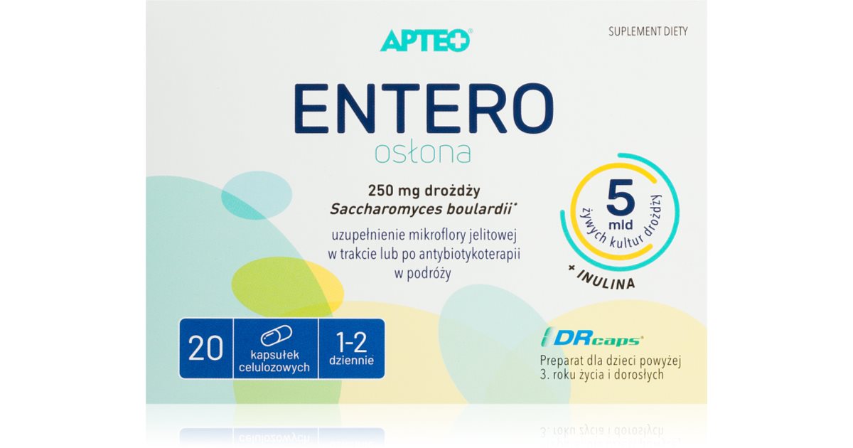 Apteo Entero Osłona kapsułki do ochrony mikroflory jelitowej