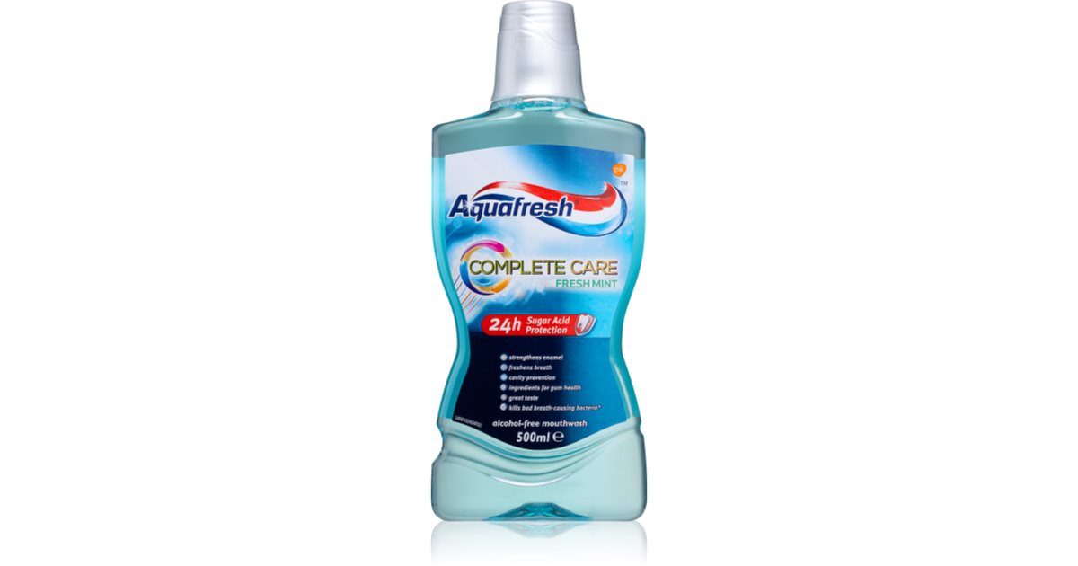 Aquafresh Complete Care Fresh Mint bain de bouche sans alcool | notino.be