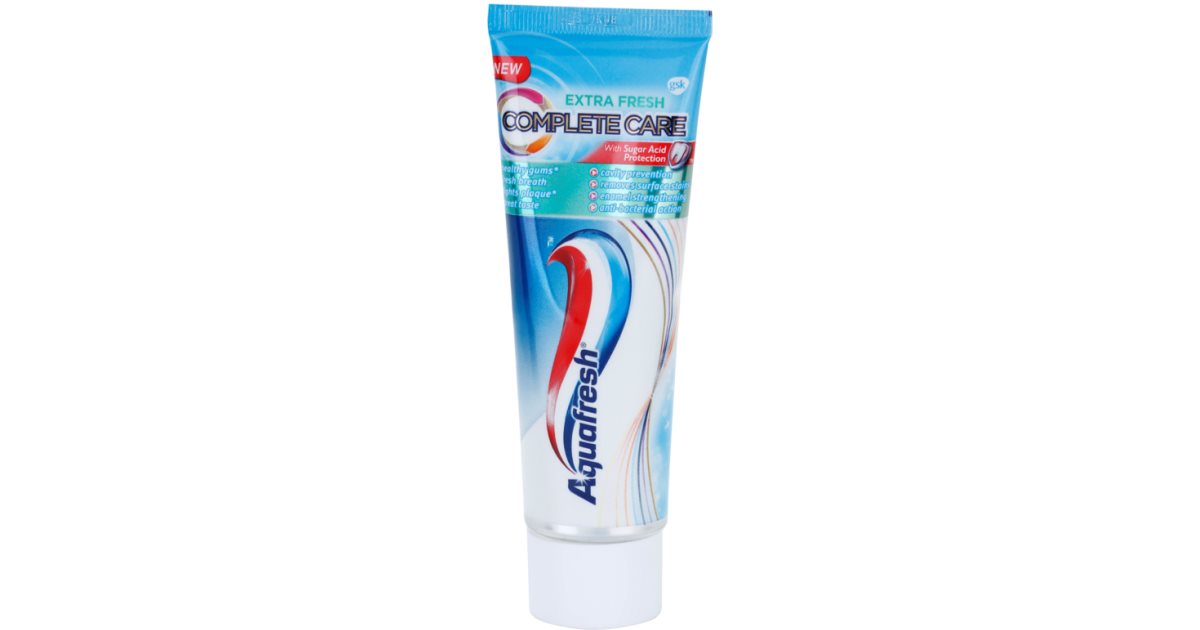 Aquafresh Complete Care Extra Fresh dentífrico com flúor para hálito ...