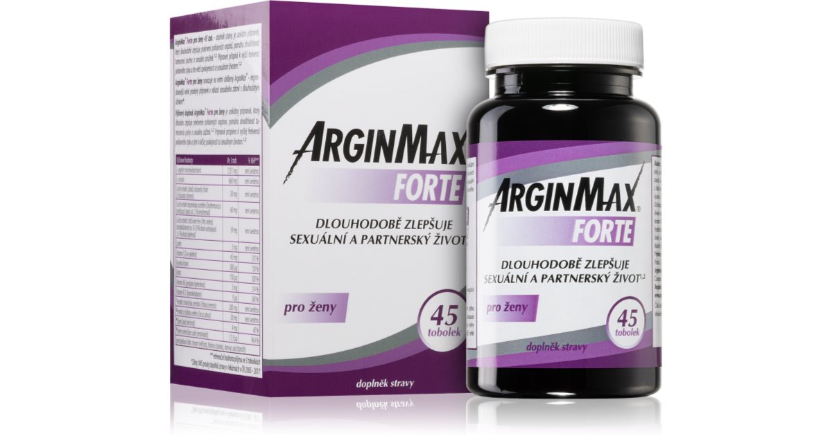 ArginMax Forte pro ženy tobolky pro podporu zvýšení sexuální touhy ...
