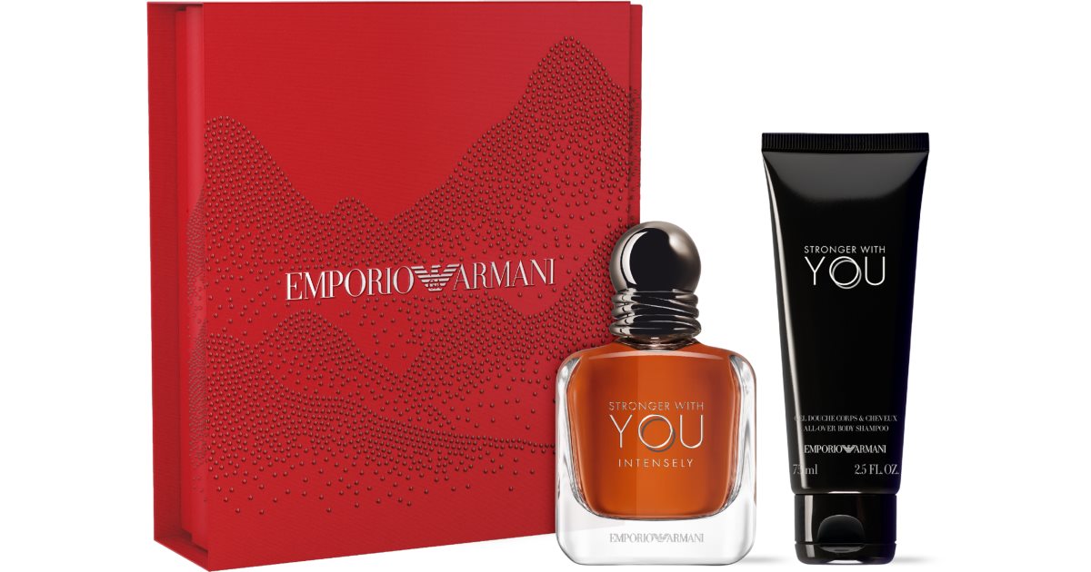 Armani Emporio Stronger With You Intensely подаръчен комплект за мъже ...