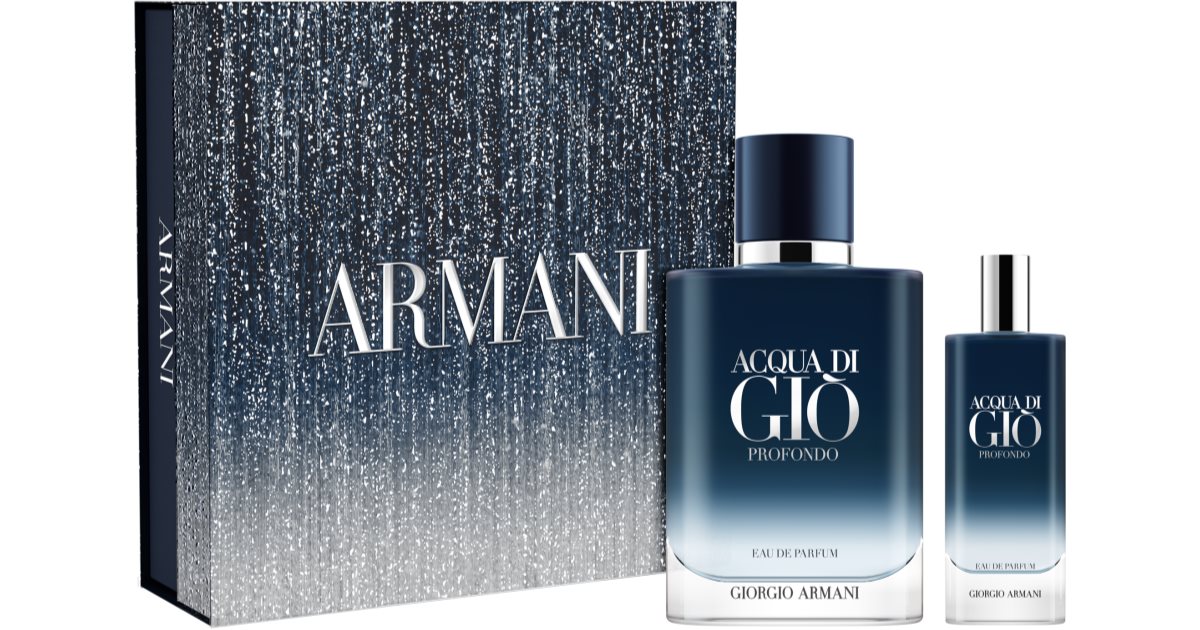Armani Acqua di Giò Profondo Coffret cadeau pour homme | notino.fr