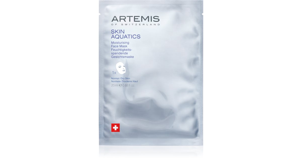 ARTEMIS SKIN AQUATICS Moisturising moisturising face sheet mask ...