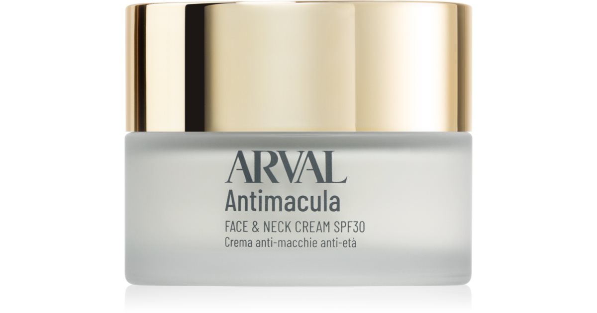 Arval Antimacula Face & Neck Cream SPF 30 face cream to treat wrinkles ...
