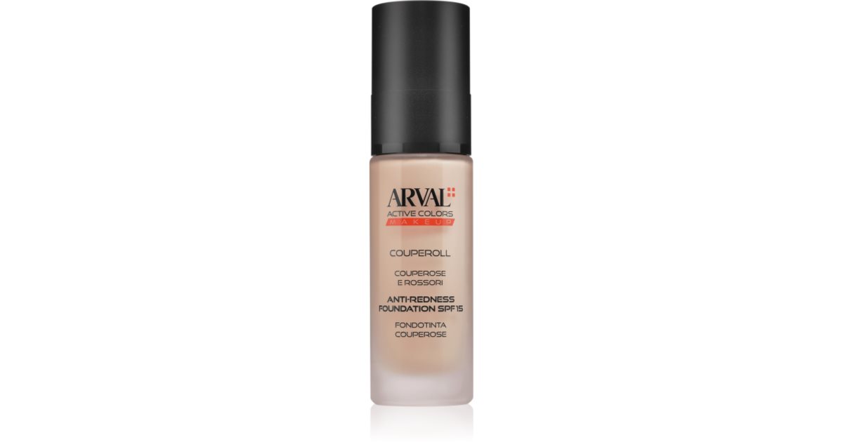 Arval Couperoll Anti-redness foundation SPF15 high cover foundation SPF ...