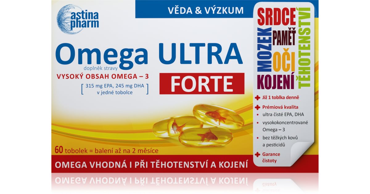 Astina Omega Ultra Forte kapsle s esenciálními mastnými kyselinami ...