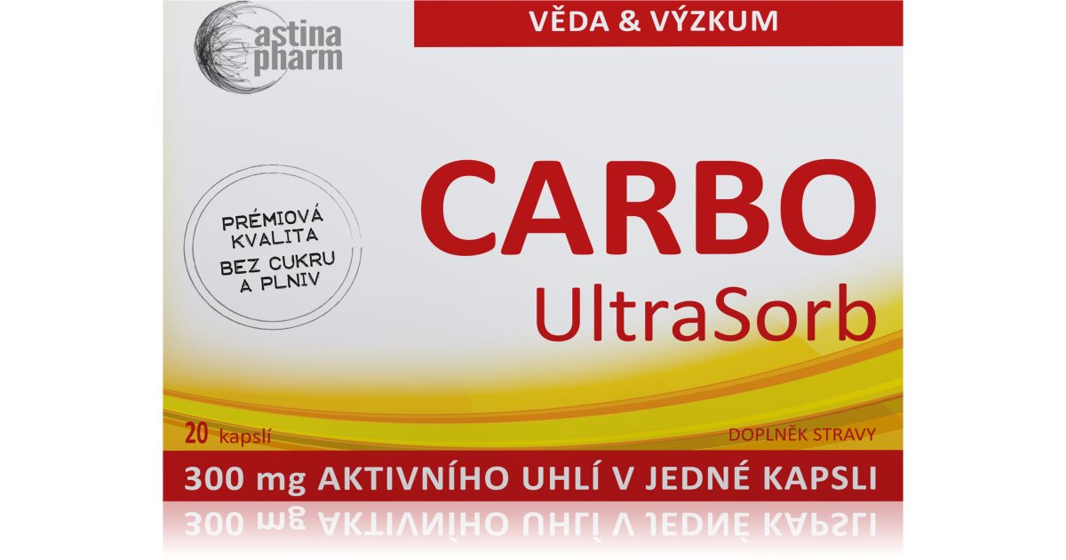 Astina Carbo UltraSorb kapsle s aktivním uhlím | notino.cz