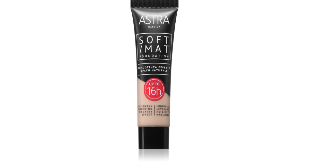 Astra Make-up Soft Mat Foundation lightweight foundation | notino.co.uk