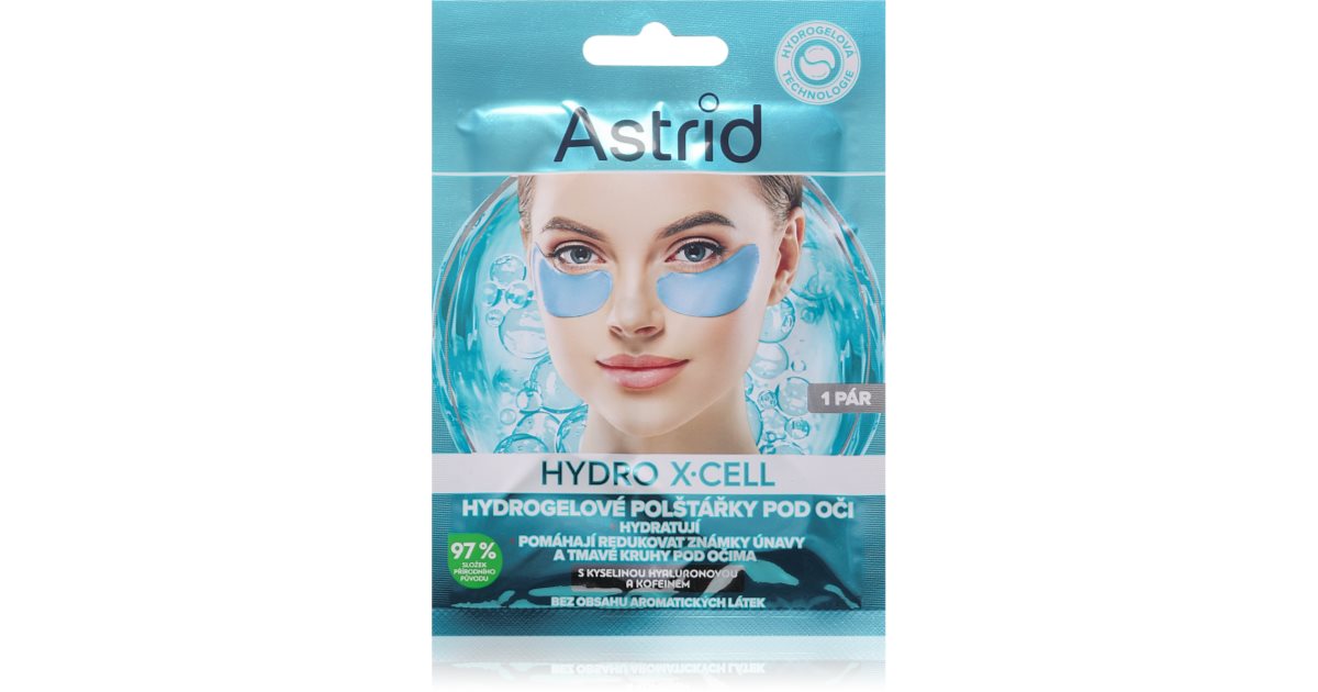 Astrid Hydro X-Cell hydrogel pads for under eye circles | notino.ie