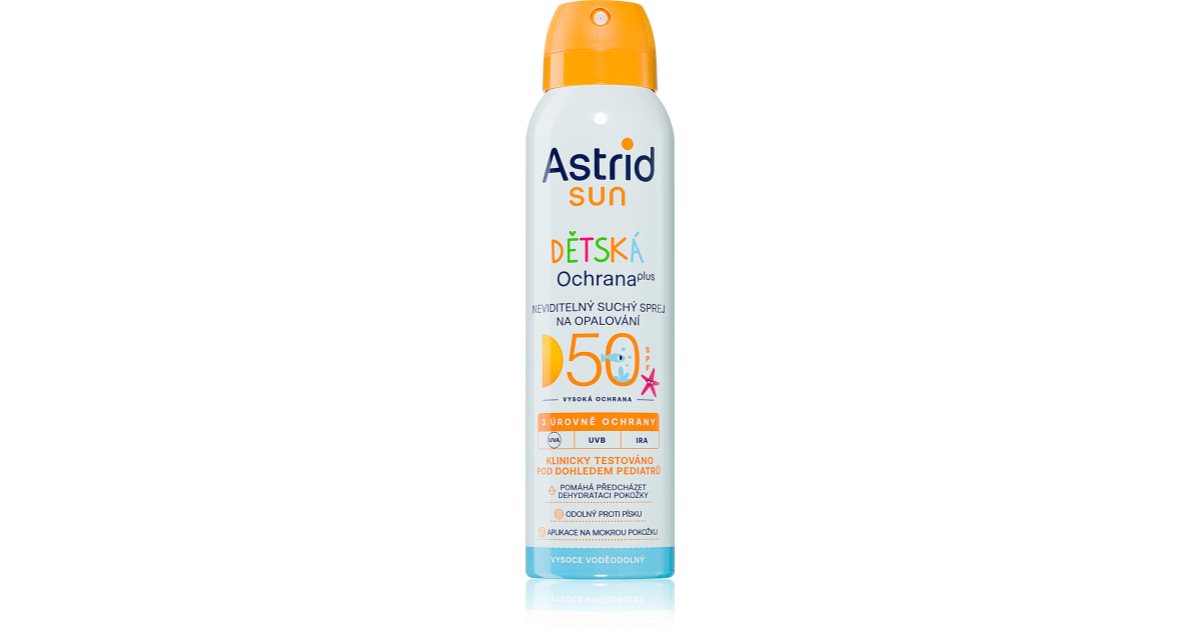 Astrid Sun spray transparent pentru bronzat pentru copii | Notino.ro