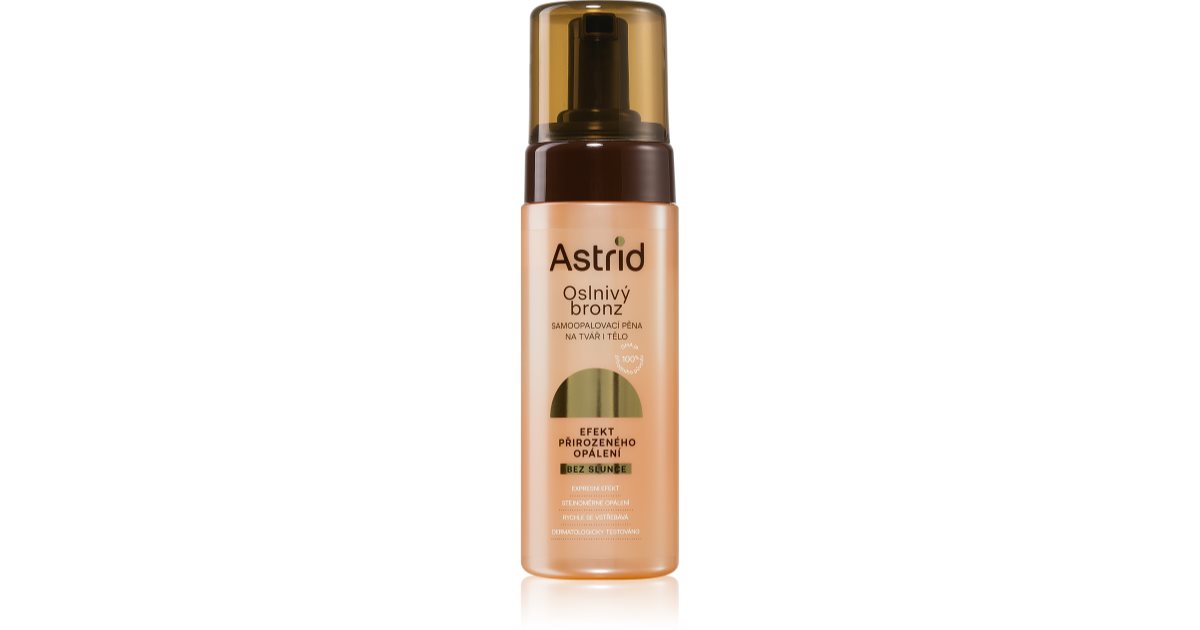 Astrid Oslnivý bronz samoopaľovacia pena recenzia | notino.sk