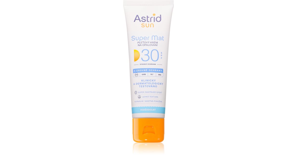 Astrid Sun Face Sunscreen SPF 30 | notino.ie