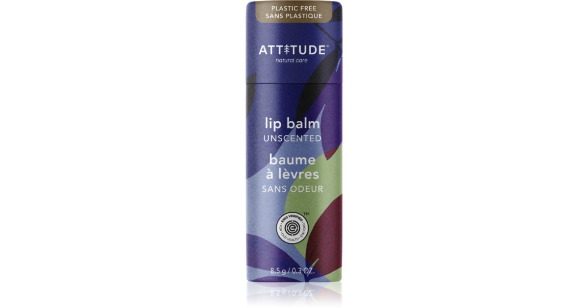 Attitude Lip Balm Unscented Natural Balm for lips | notino.ie
