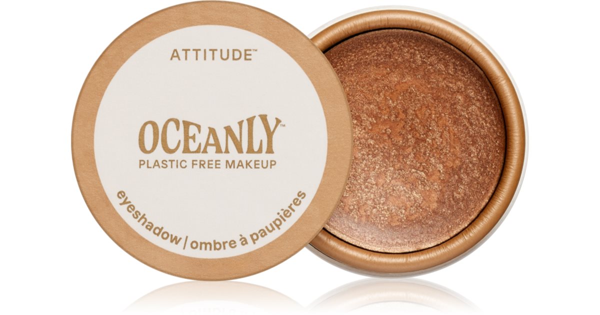 Attitude Oceanly Plastic Free Makeup кремави сенки са очи с блясък ...
