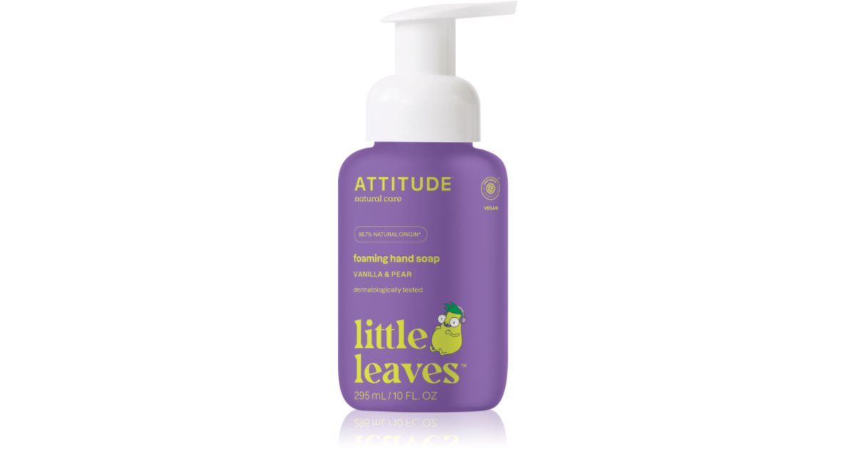 Attitude Little Leaves Vanilla & Pear liquid hand soap for children ...