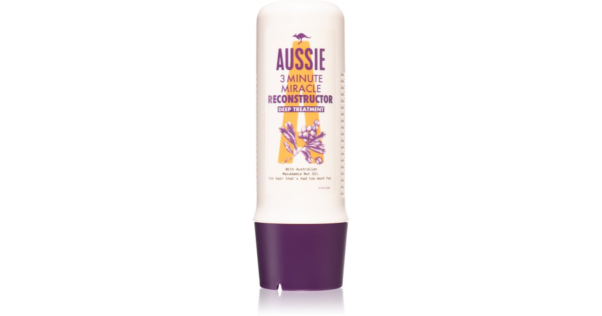 Aussie 3 Minute Miracle Reconstructor intensywna 3 minutowa od ywka do w osow zniszczonych