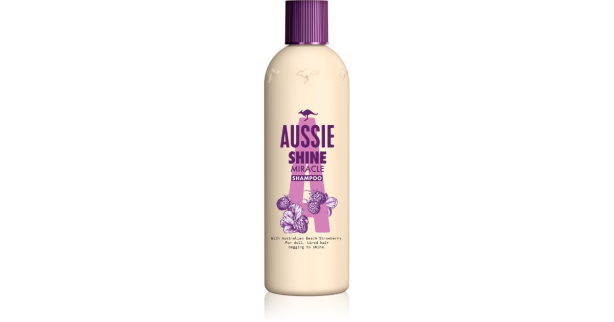 Aussie Shine Miracle champô hidratante para cabelo brilhante e macio ...