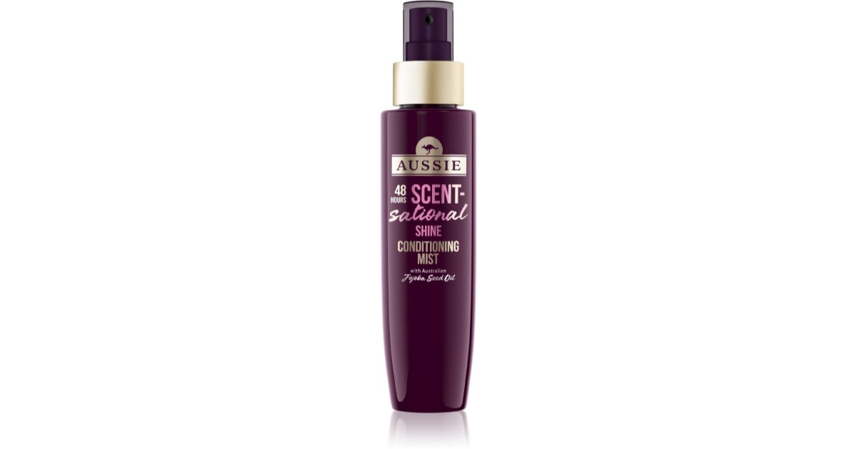 Aussie Scent-sational Shine neblina hidratante para cabelo brilhante e ...