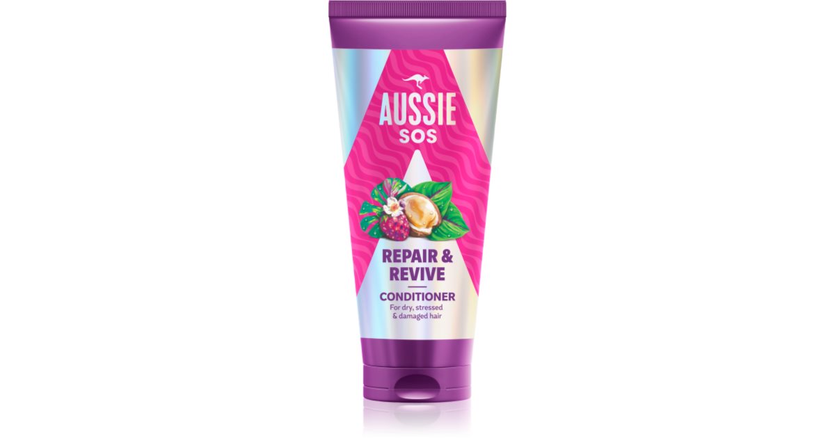 Aussie SOS Repair Revive nourishing conditioner for stressed hair and ...