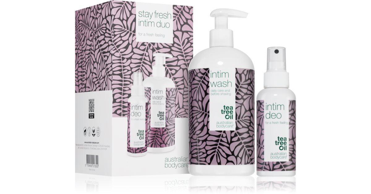 Australian Bodycare Stay Fresh Intim Duo Coffret Para Higiene íntima