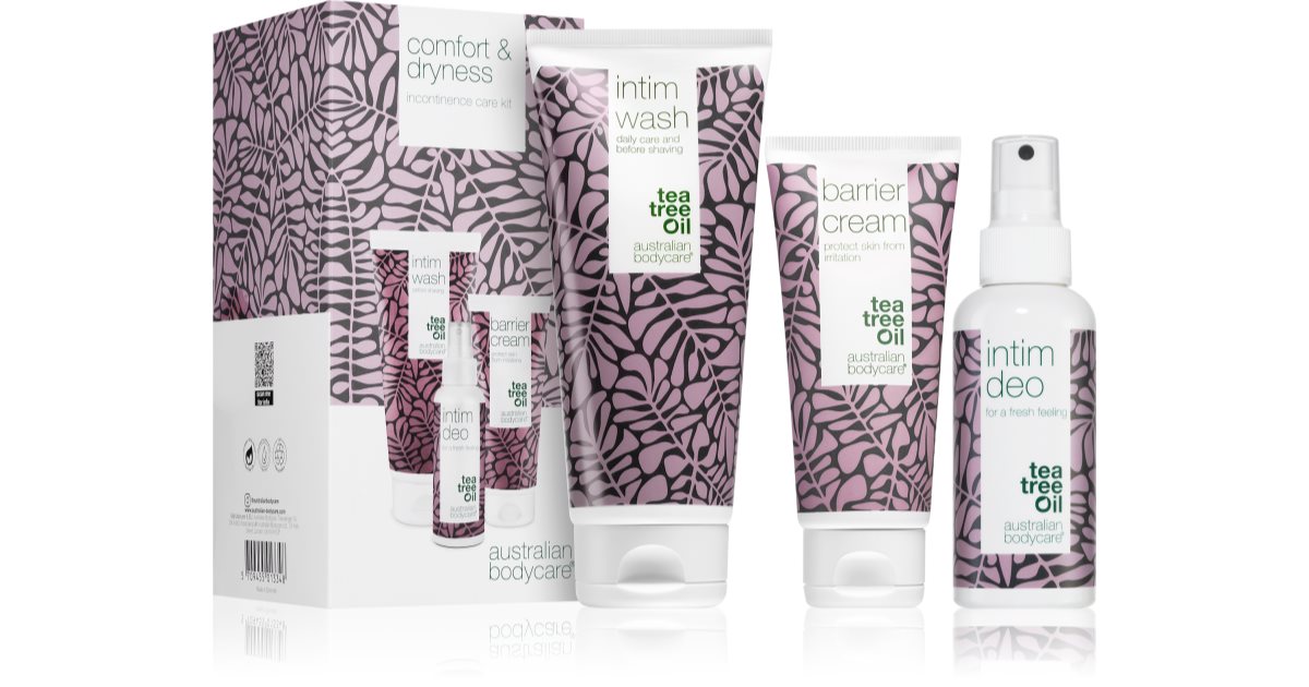 Australian Bodycare Comfort & Dryness gift set for intimate hygiene ...